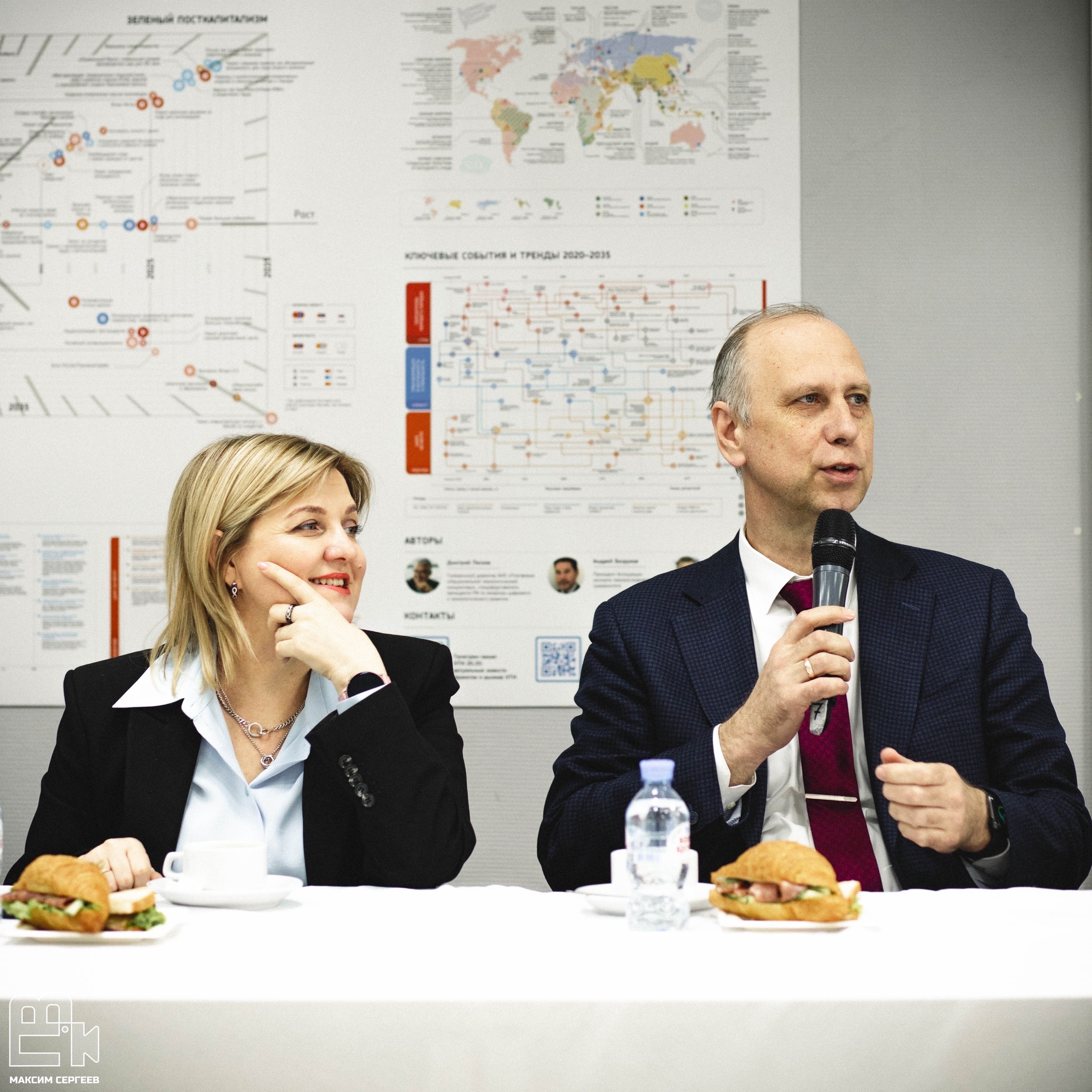 Honors students were invited to a breakfast with VSTU Rector