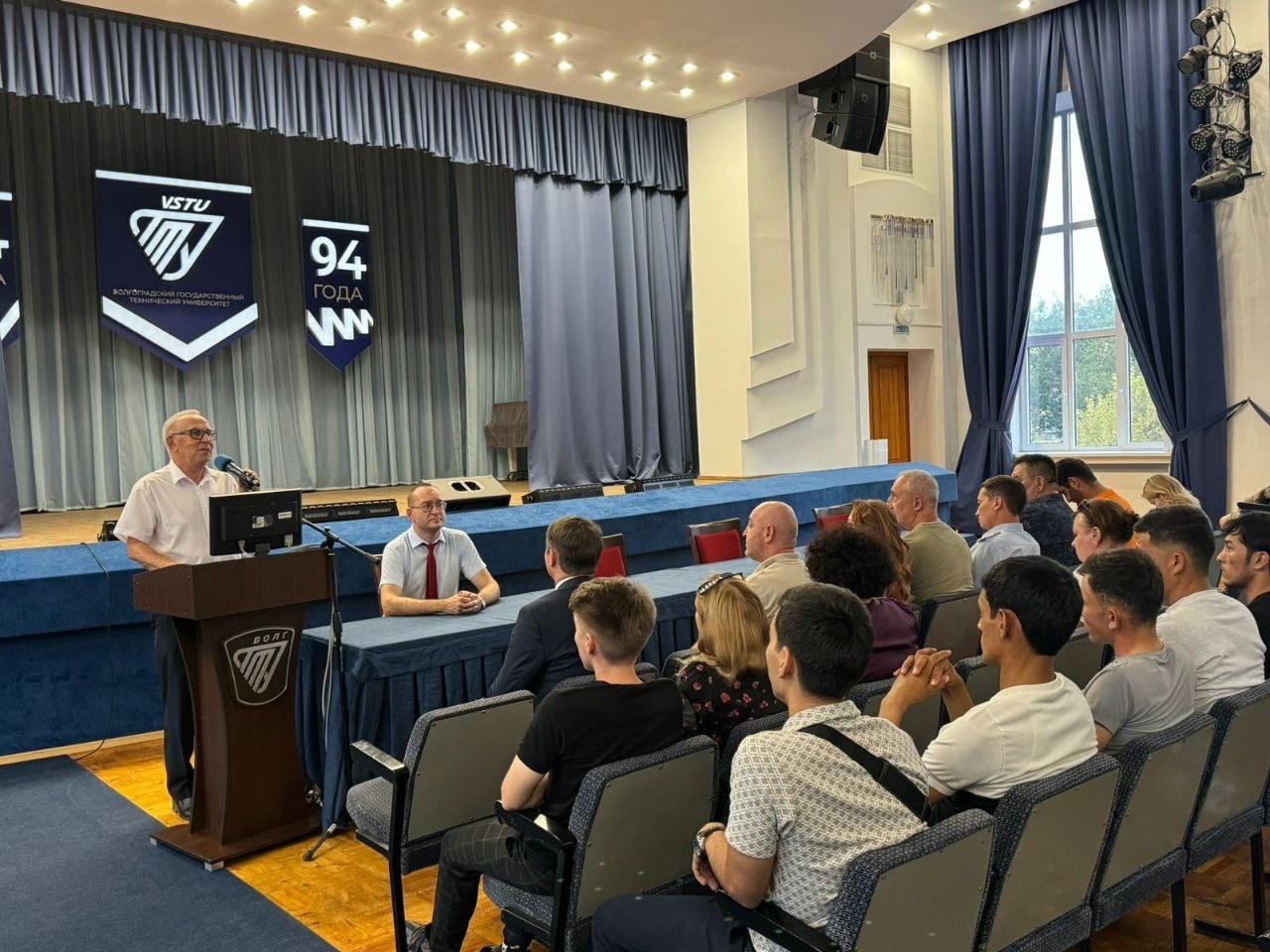 A meeting with foreign first-year students was held at VSTU